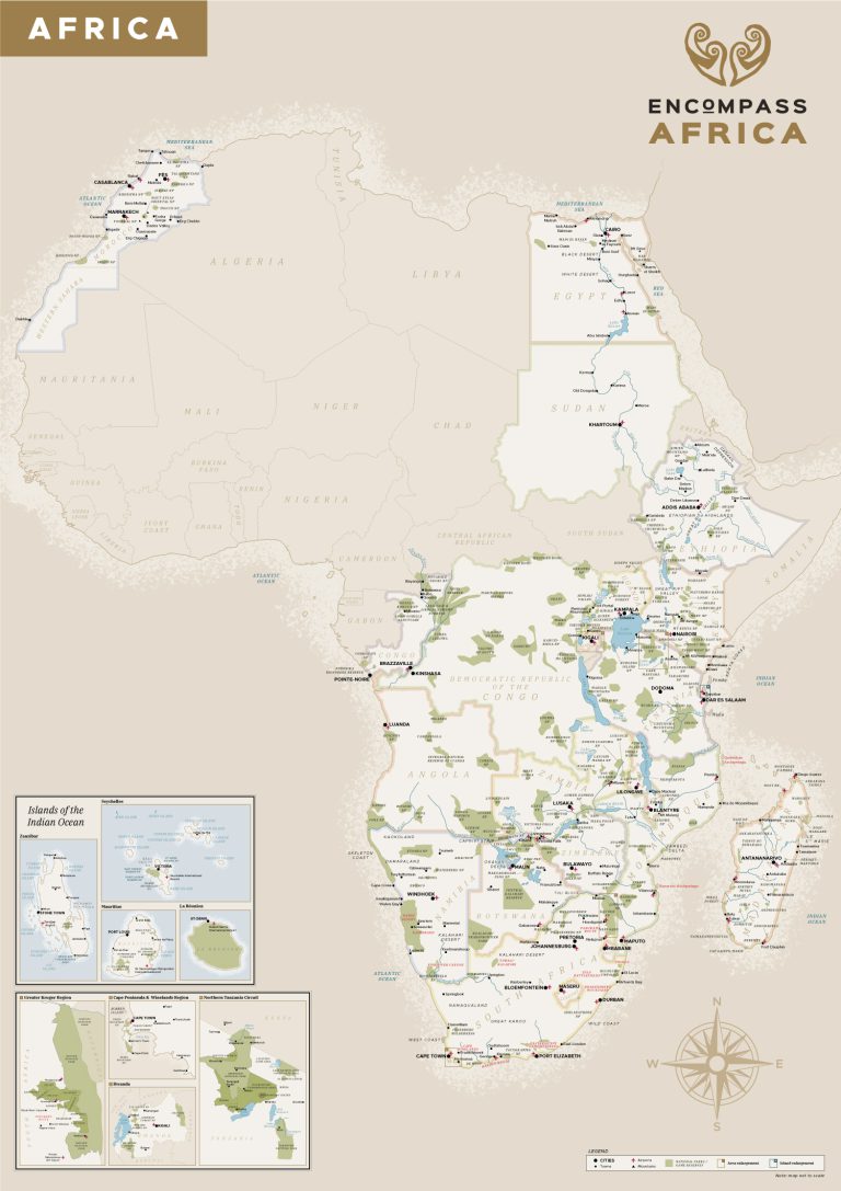 Map of Africa - Le Cartographiste - Greg Franco