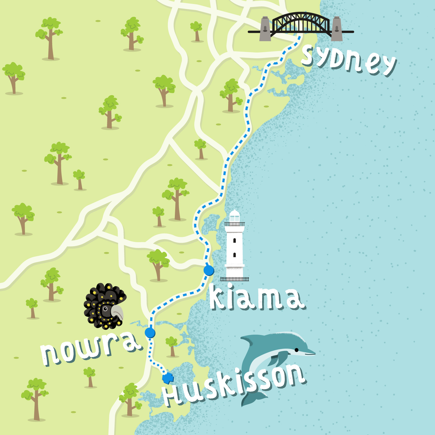 Children book illustrated maps - Greg Franco - Le Cartographiste